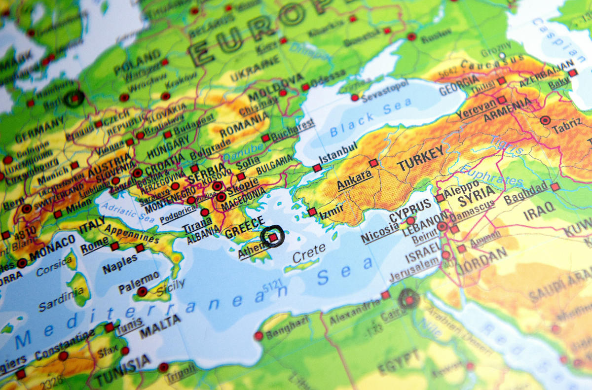 Southern Europe Political Map Political Map Of Central And Southern