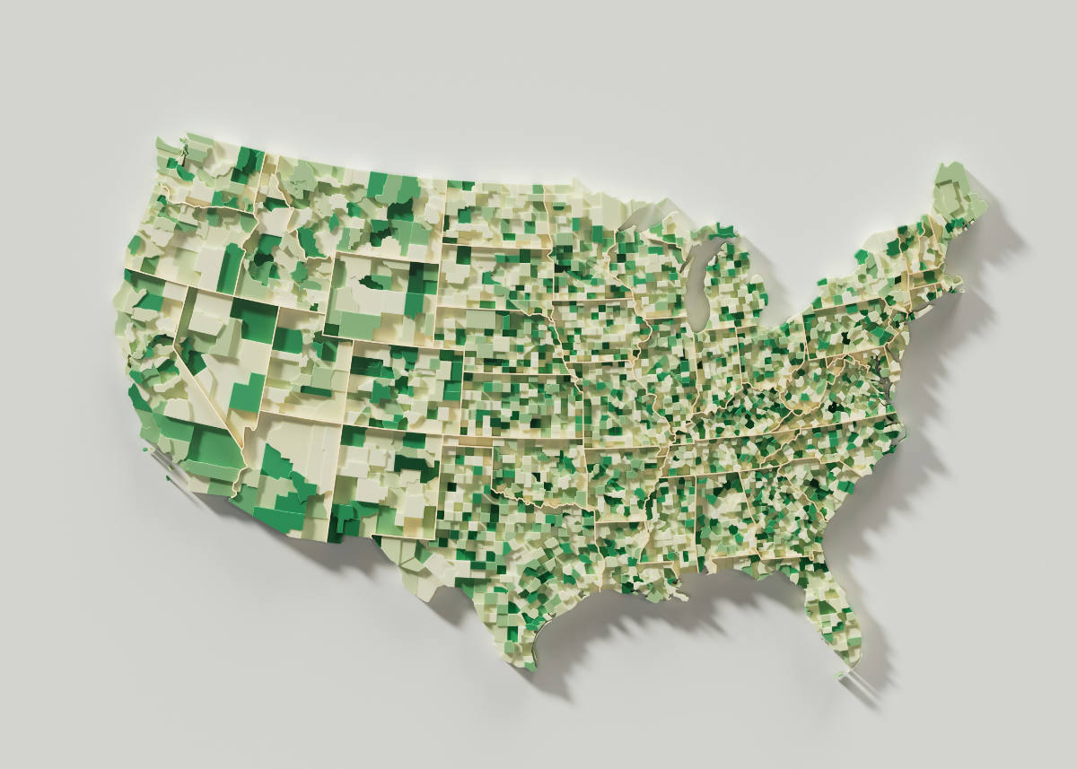 States with the Most Counties 2026